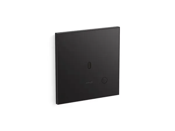 KOHLER Mach Flex Glass Faceplate For Concealed Touchless Toilet Flushometer 1.0 Gpf - Matte Black