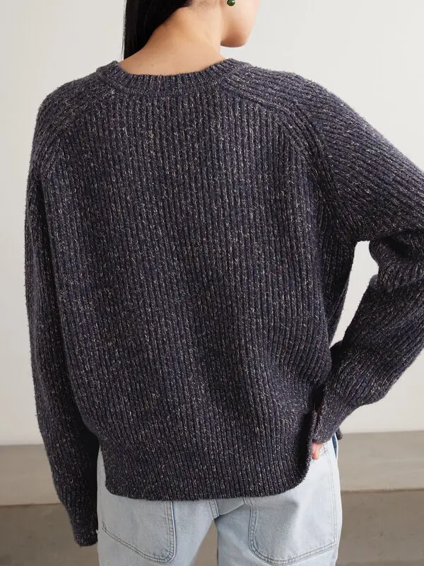 SANDERLAK Ribbed Wool-blend Sweater
