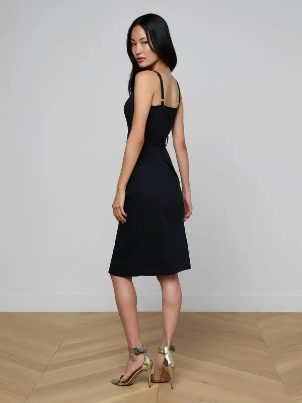 L'Agence Ida Stretch Cotton Dress
