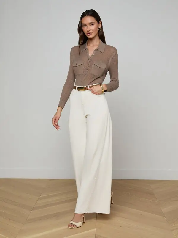 L'Agence Beau Wide-leg Jean