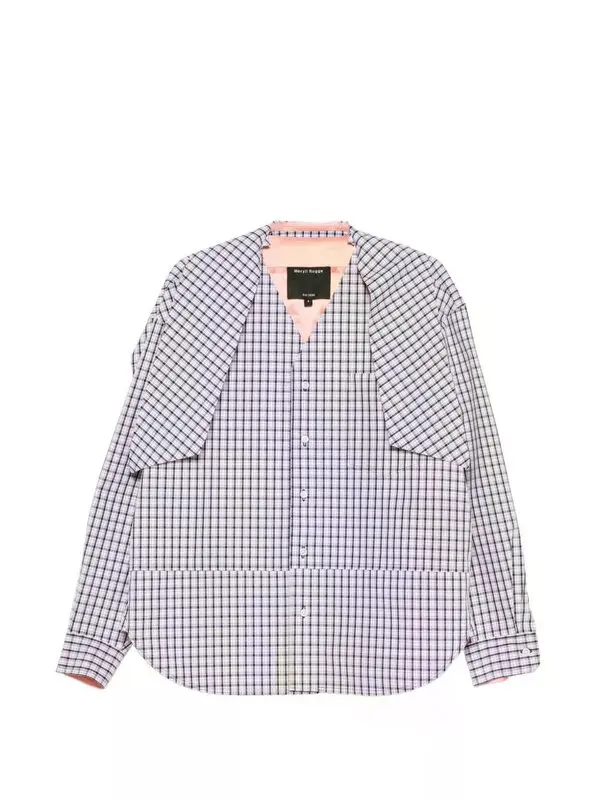 MERYLL ROGGE Check-pattern Long-sleeve Shirt