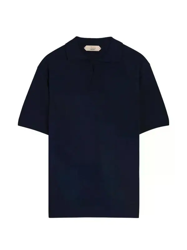 AURELIEN Fine-knit Polo Shirt