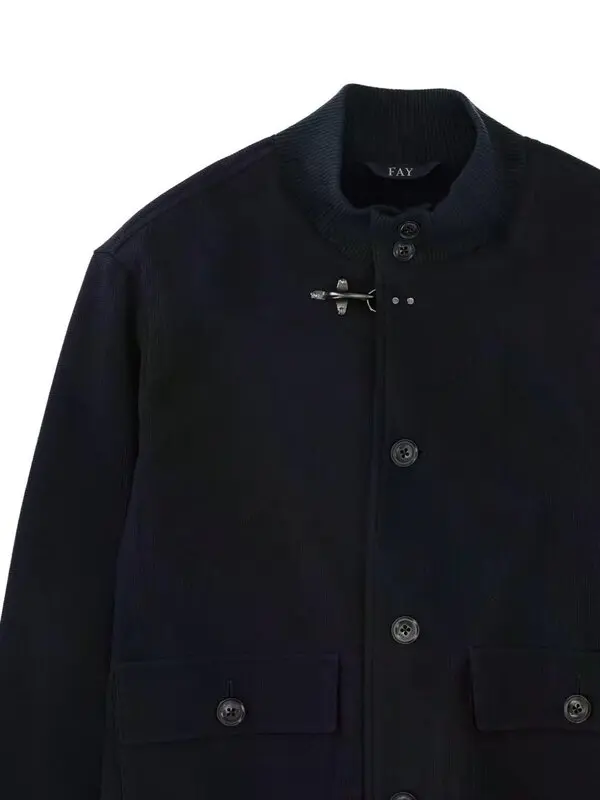 FAY Patch Pocket Wool Jacket