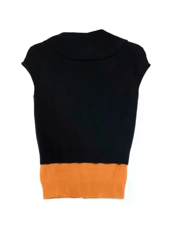 MERYLL ROGGE Layered Knitted Vest
