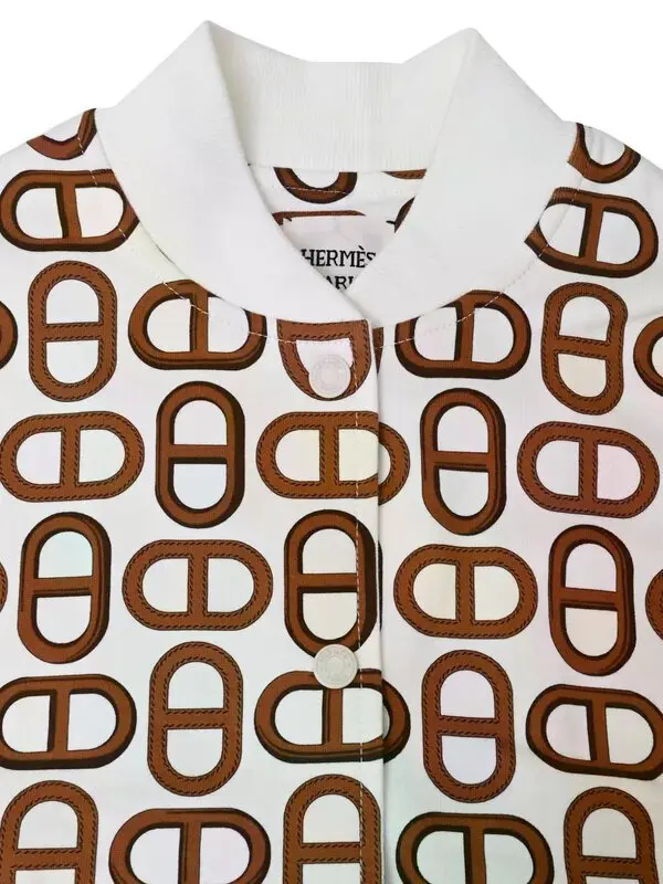 Hermès Printed Bomber Jacket