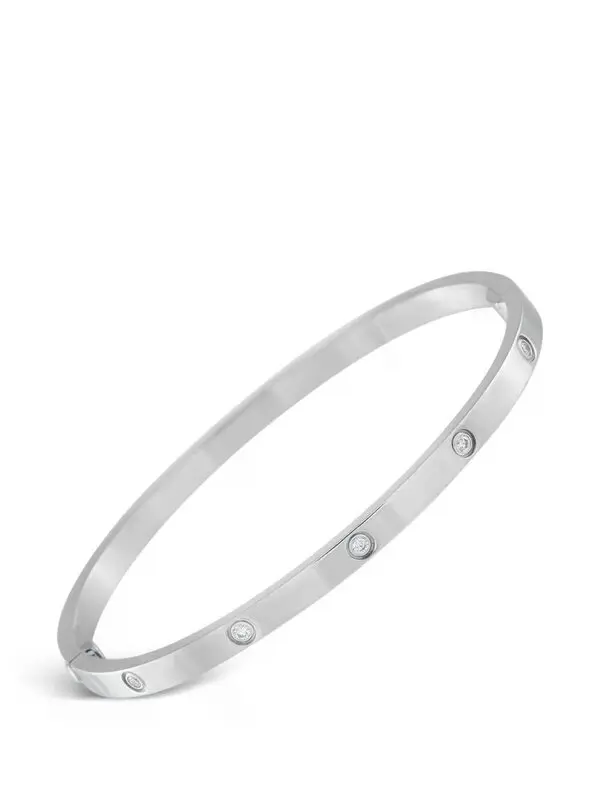 CARTIER Love Diamond Bracelet - Silver