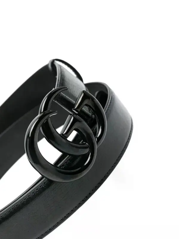 Gucci Logo-buckle Leather Belt
