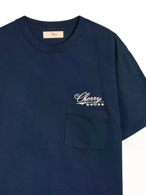 CHERRY LA Embroidered T-shirt