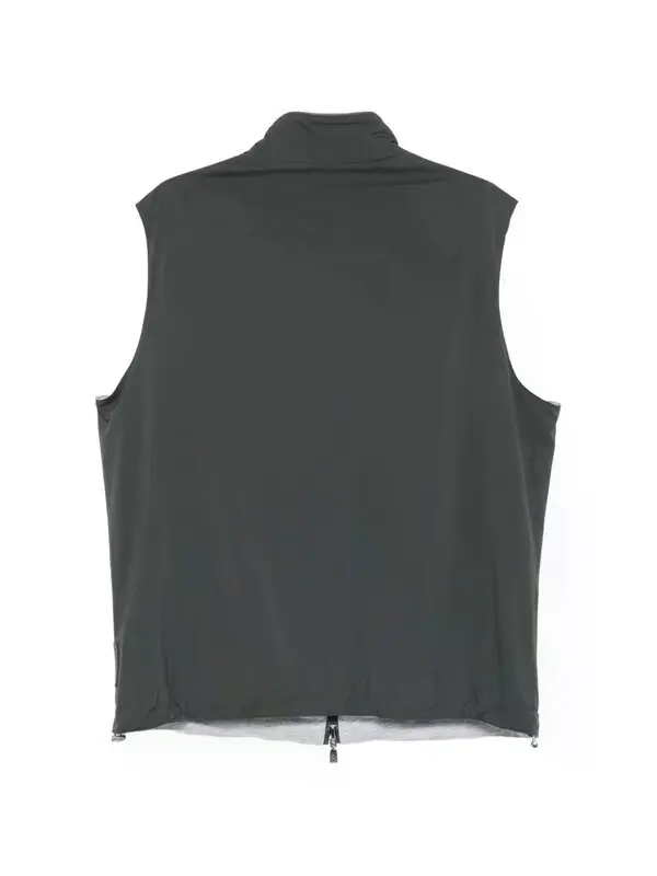 Corneliani Zip-up Sleeveless Gilet - Grey