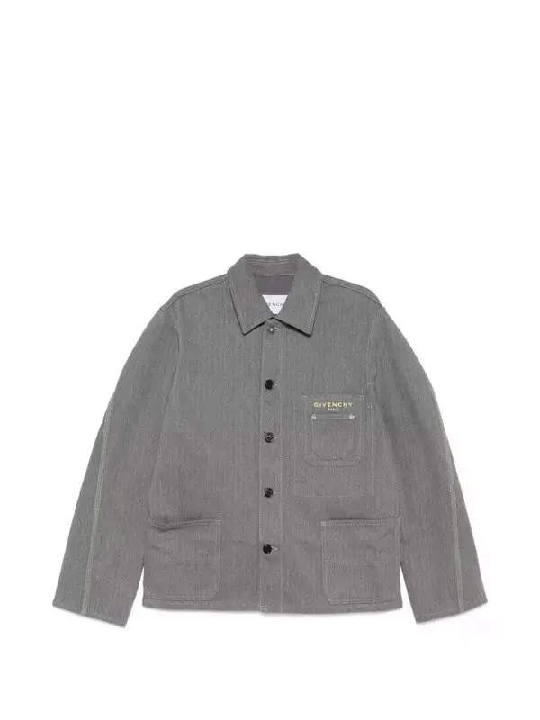 Givenchy Pocket Cotton Shirt Jacket