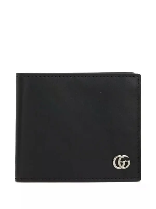Gucci Logo-plaque Leather Wallet - Black