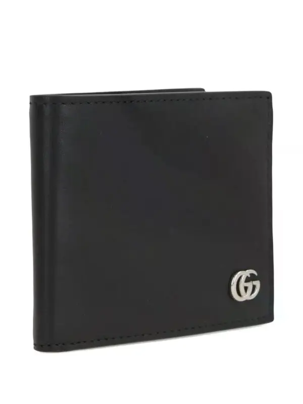Gucci Logo-plaque Leather Wallet - Black