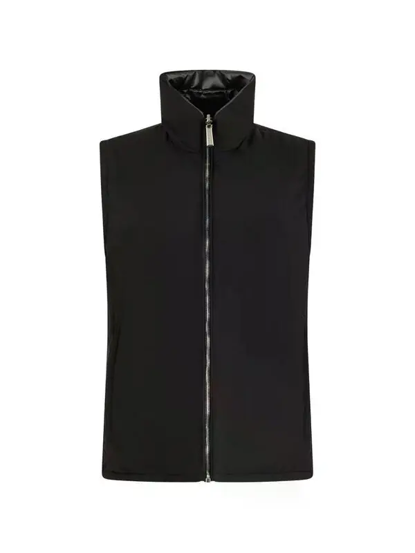 MOORER Zip-up Sleeveless Gilet