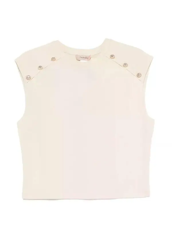 TWINSET Button Embellished Top