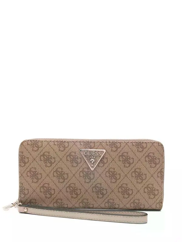 Guess Laurel Ii Patterned Wallet - Brown