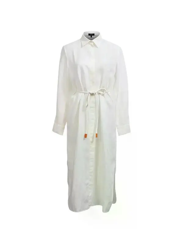 Theory Belted Maxi Shirt Dress
