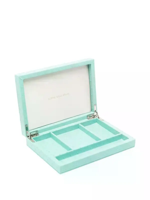 Sophie Bille Brahe Trésor Dots-textured Jewellery Box - Green