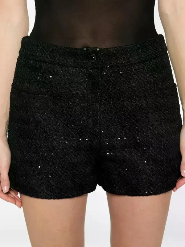 THELAURENT Sequin-embellished Shorts