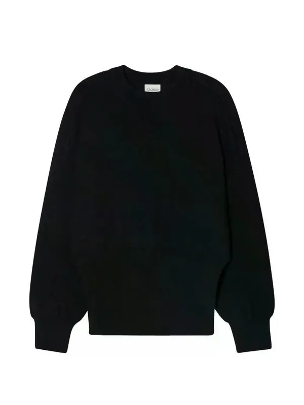 Closed Long-sleeve Crew-neck Sweater