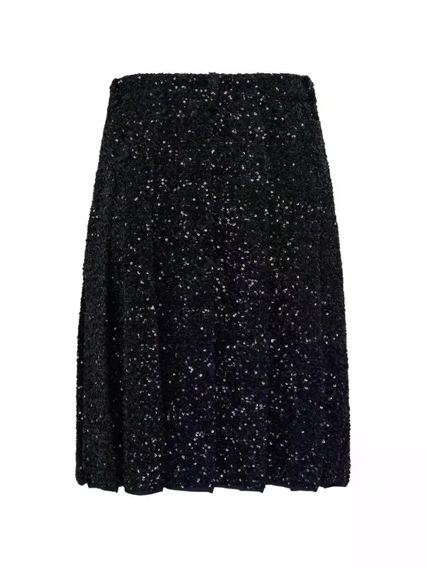 N°21 Sequin-embellished A-line Midi Skirt