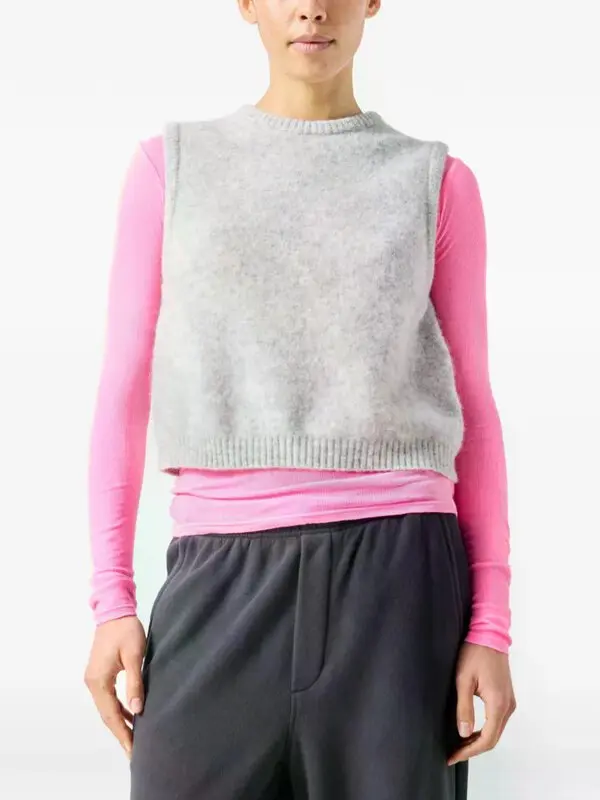 American Vintage Vitow Sleeveless Sweater - Grey
