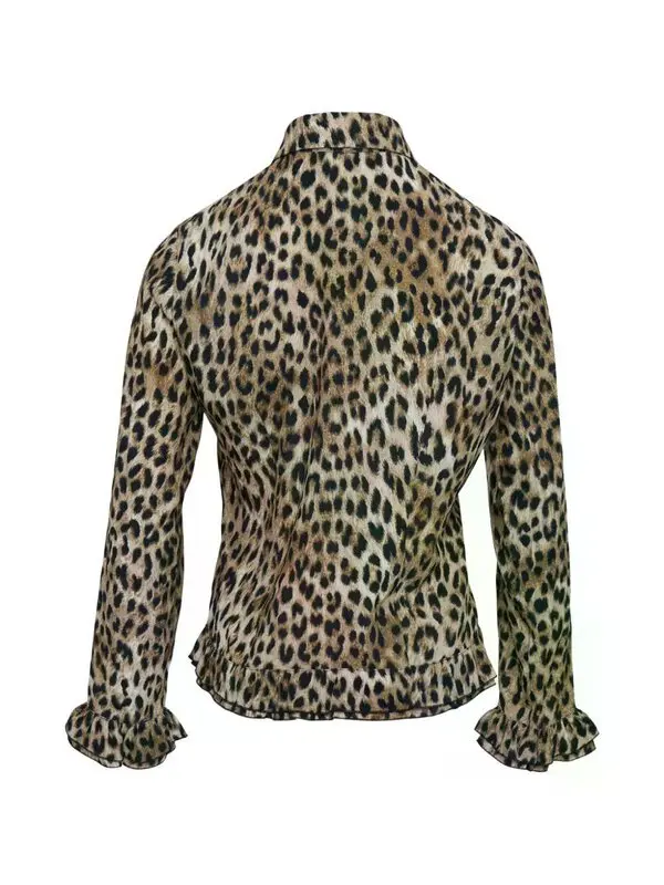N°21 Printed Long-sleeve Shirt