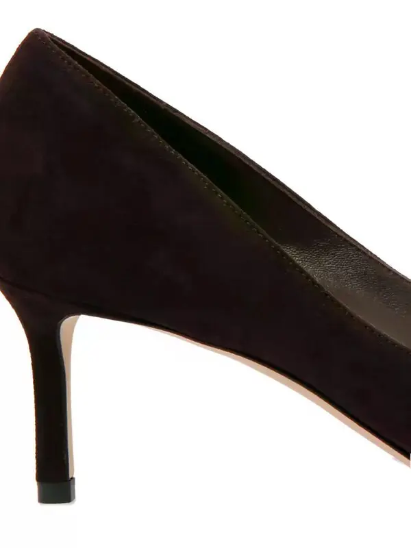 JIMMY CHOO 85mm Pointed-toe Suede Pumps