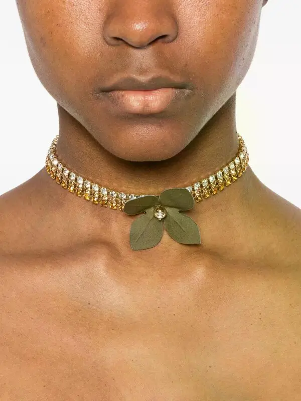 Marni Floral-appliqué Necklace