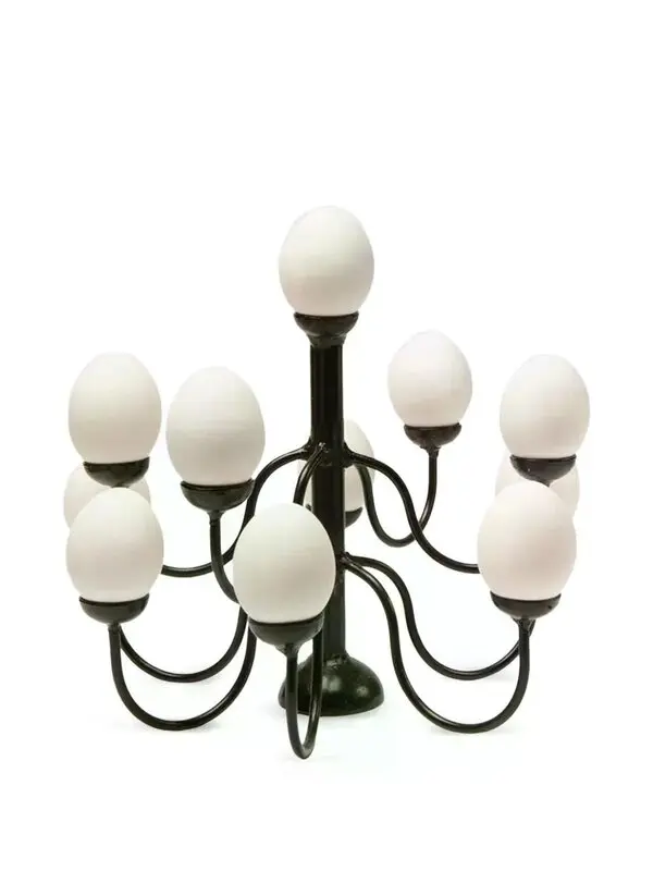 GOHAR WORLD Mini Egg Chandelier - White