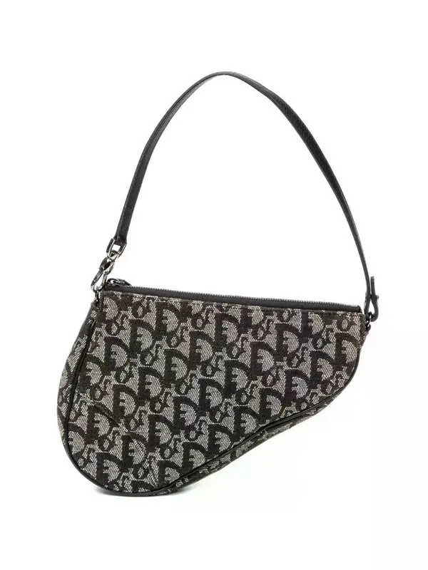 Dior Mini Saddle Patterned Shoulder Bag