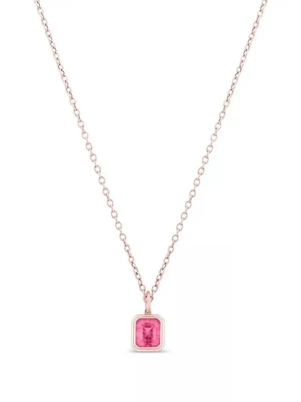 Goshwara G-one Tourmaline Pendant Necklace - Pink