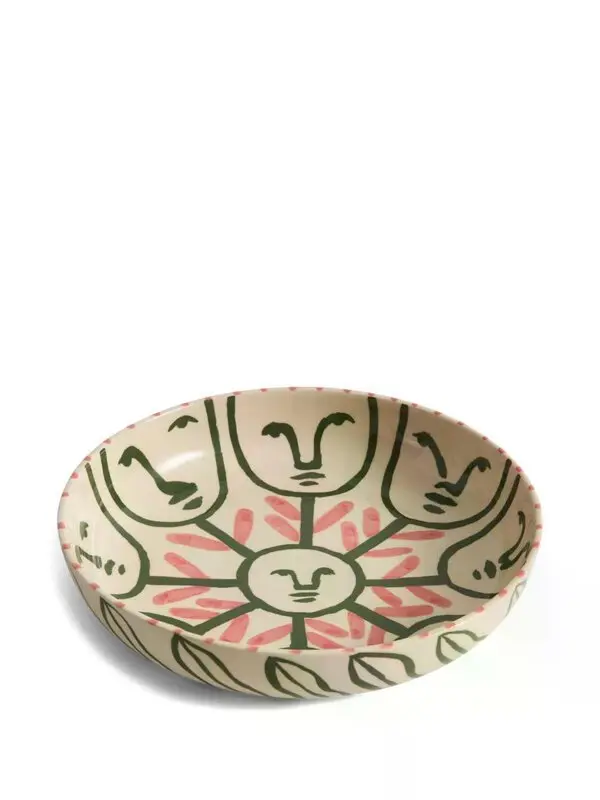 HAY La Pitturaface Motif Bowl - Neutrals