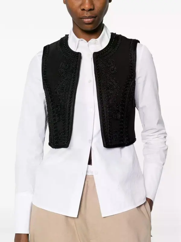 Ba&sh Beaded Embellished Jacket