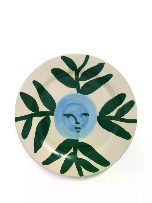 HAY La Pittura Moon Face Vine Plate - Neutrals