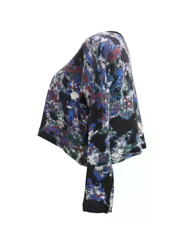 Yohji Yamamoto Cropped Camouflage-print Sweater