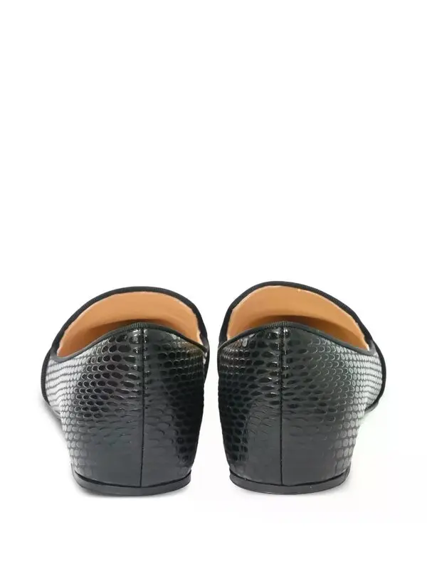 CHRISTIAN LOUBOUTIN Kashasha Lizard-embossed Ballet Flats