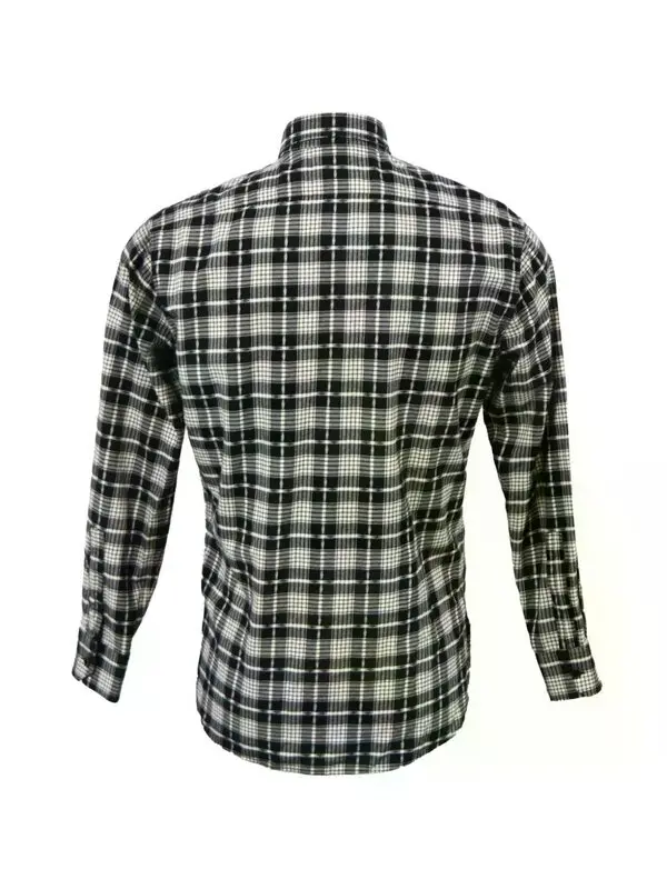 Saint Laurent Check-pattern Long-sleeve Shirt