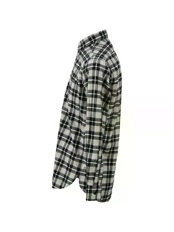 Saint Laurent Check-pattern Long-sleeve Shirt