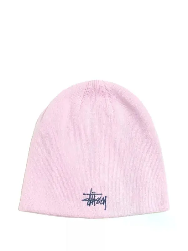 StÜssy Skullcap Beanie Hat - Pink