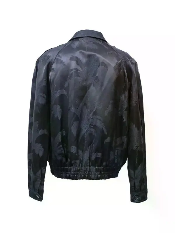 Saint Laurent Palm Tree-jacquard Bomber Jacket