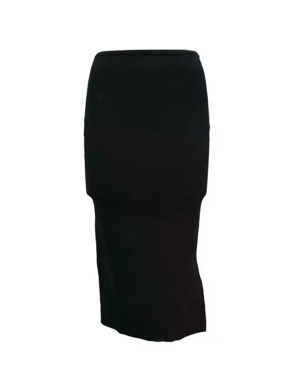 JOSEPH Knitted Slit Midi Skirt