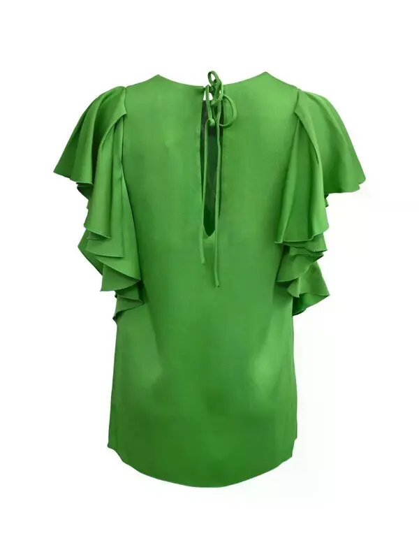 LANVIN Ruffled-sleeve Blouse
