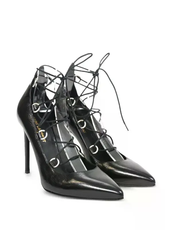 Saint Laurent Thorn Lace-up Pumps