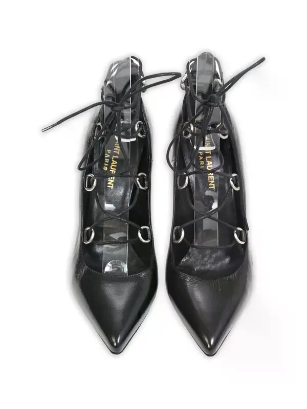 Saint Laurent Thorn Lace-up Pumps
