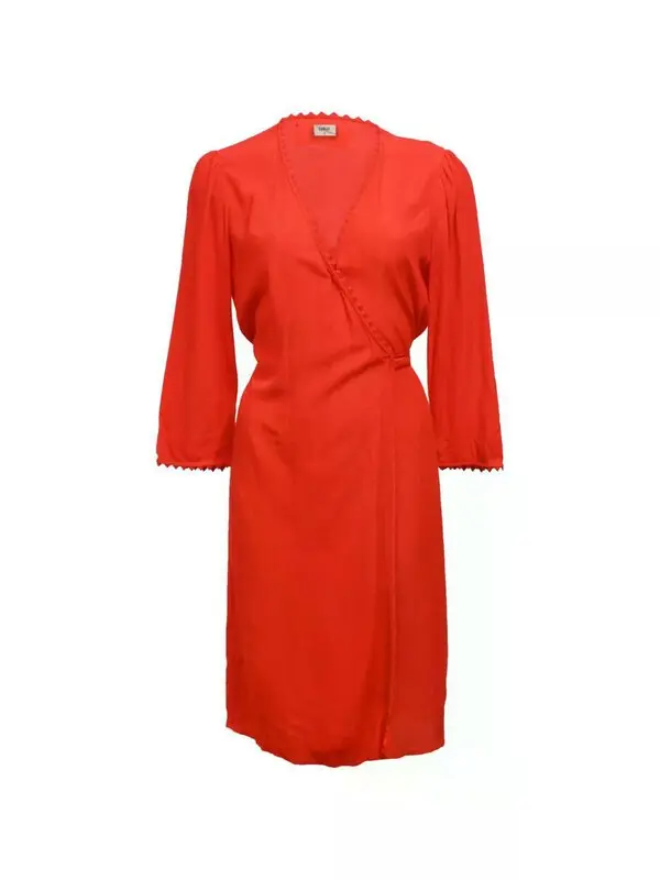 Ba&sh Scalloped Wrap Dress