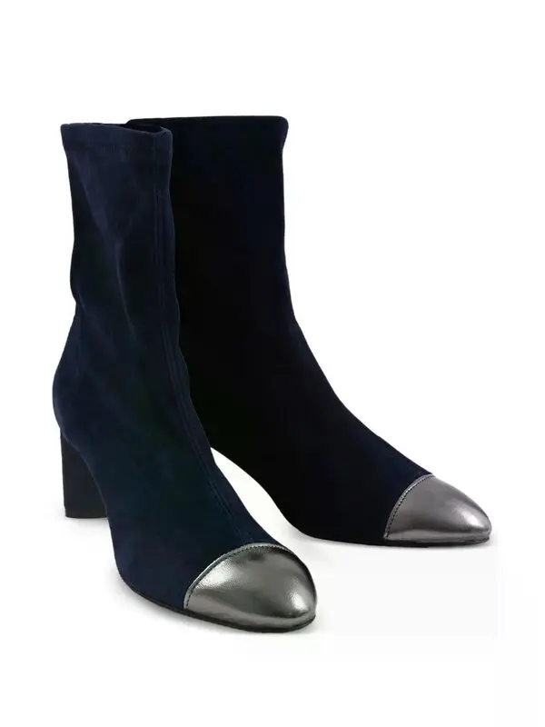 STUART WEITZMAN Fernanda Cap-toe Ankle Boots