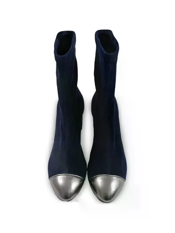 STUART WEITZMAN Fernanda Cap-toe Ankle Boots