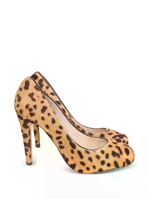 Miu Miu Animal-print High Heel Pumps