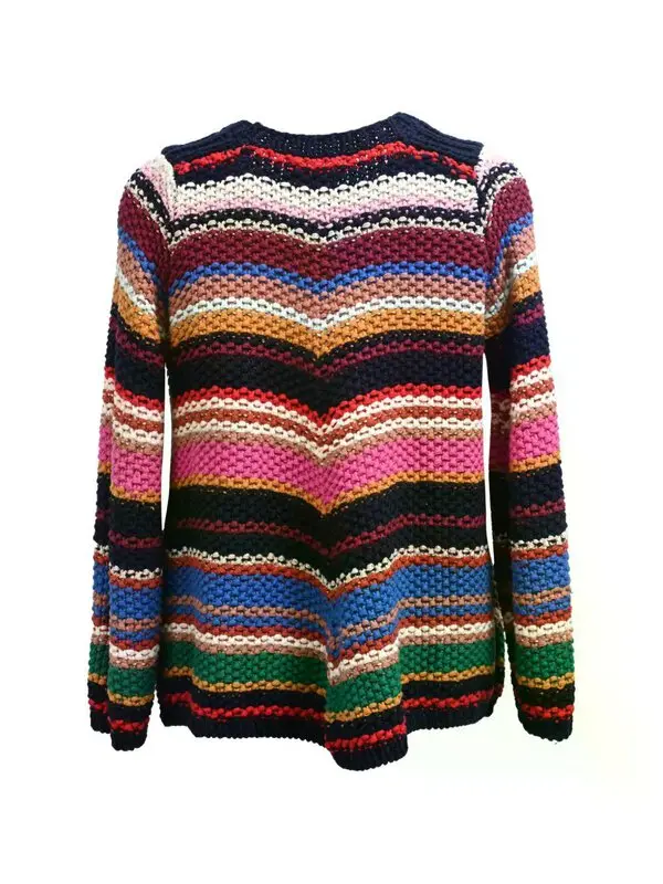 Ba&sh Striped Chunky Knit Sweater