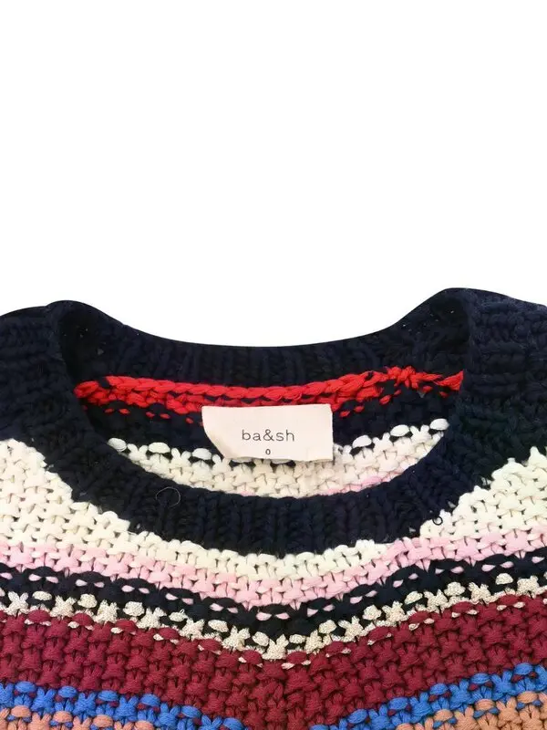 Ba&sh Striped Chunky Knit Sweater